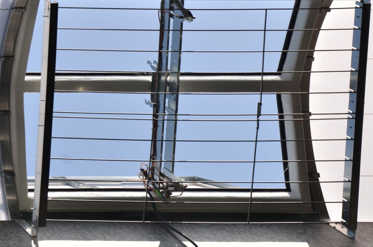 Grille 1200 joules solution chantier barreaudage alu reglable | Skydome ...